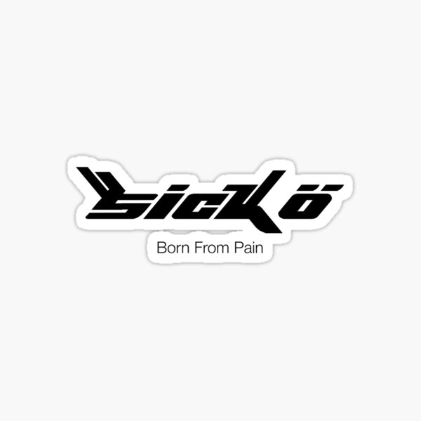 "Sicko Born From Pain Ian Connor" Sticker for Sale by Clipboard777 ...