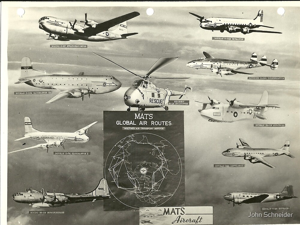 "MATS Aircraft USAF" by John Schneider | Redbubble