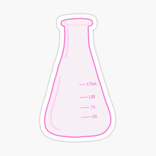 "Erlenmeyer Flask" Sticker for Sale by shelby-atherton | Redbubble