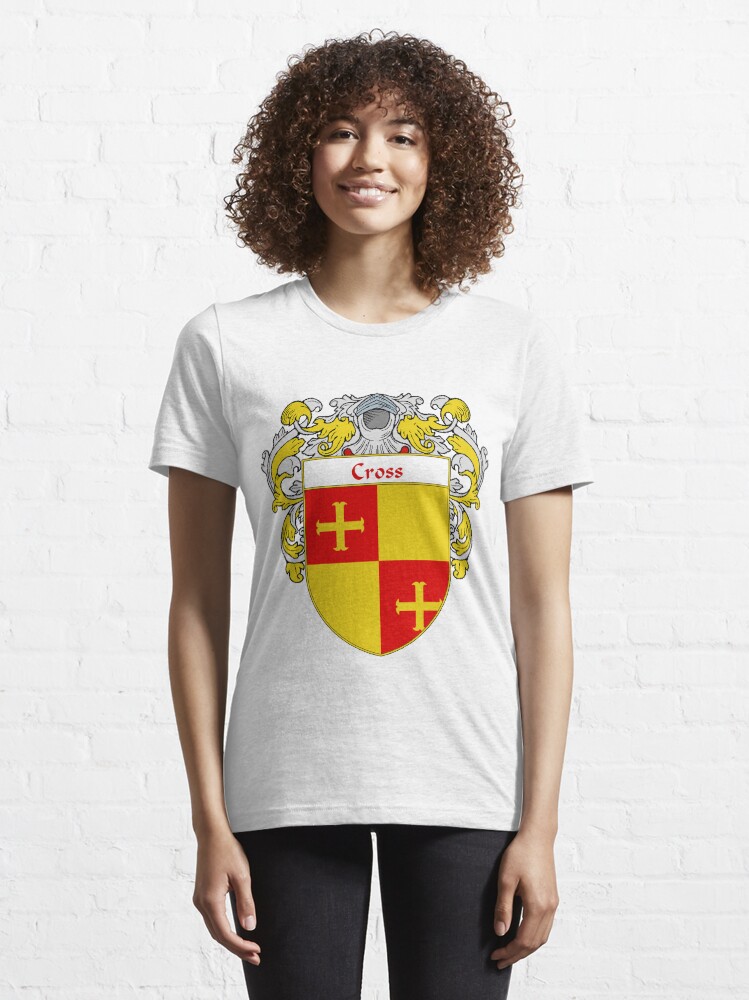 "Cross Coat of Arms/Family Crest" T-shirt for Sale by IrishArms ...