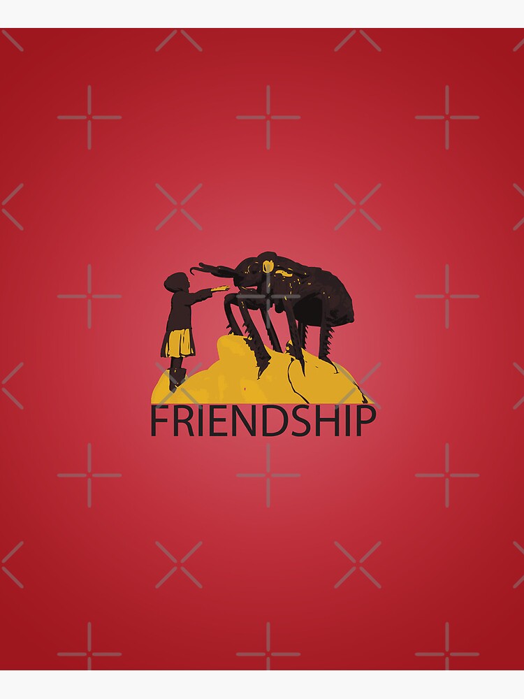 "Real Friendship - Bug & Kid 2" Poster for Sale by crouchingpixel ...
