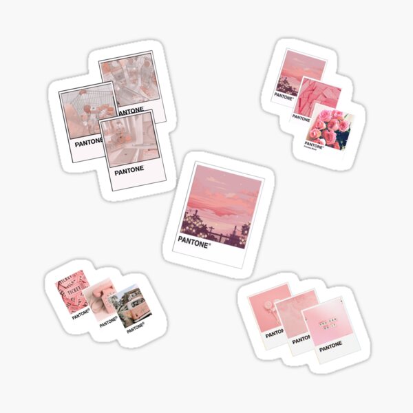 "Pantone Aesthetic Stickerpack " Sticker by Creamu | Redbubble
