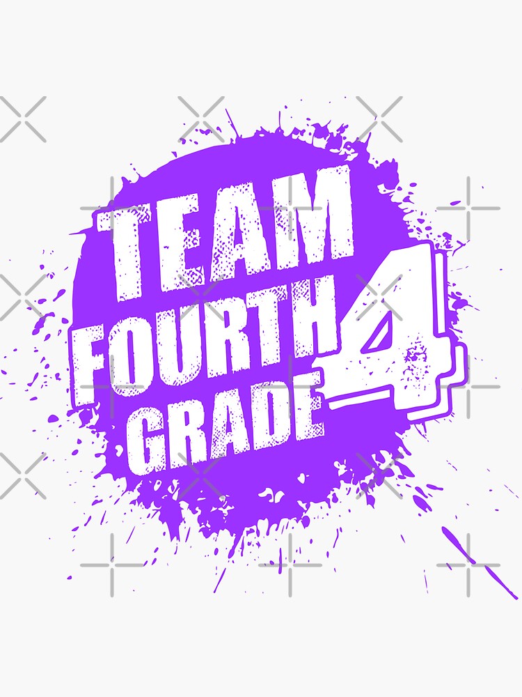 "Team Fourth Grade - Fourth Grade Teacher " Sticker for Sale by ...