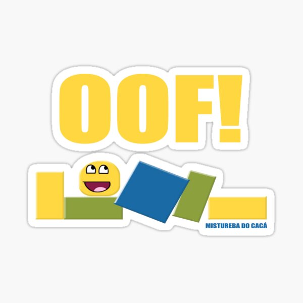 "Roblox Oof" Sticker for Sale by CauaHBA | Redbubble