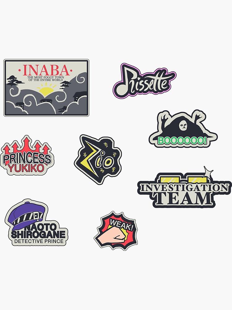 "Persona 4 Stickers" Sticker for Sale by SnipSnipArt | Redbubble
