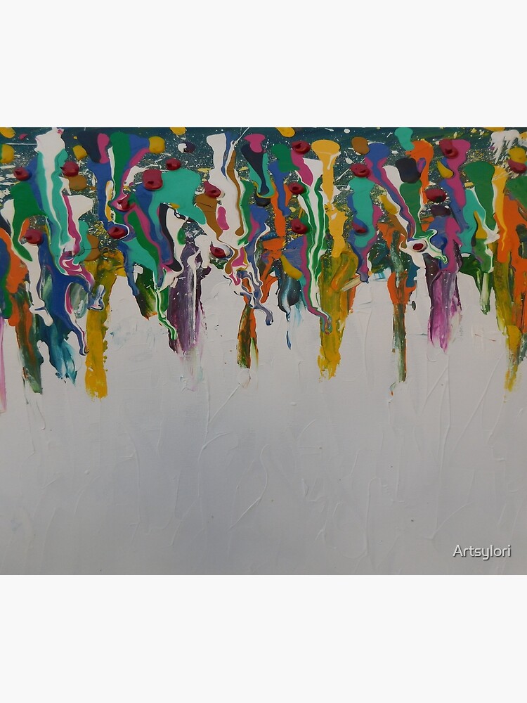 "Abstract Splatter Art: Dripping Ceiling" Art Print by Artsylori ...