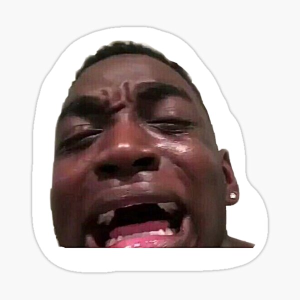 "Scream and Crying Meme" Sticker for Sale by SticksTooSlick | Redbubble