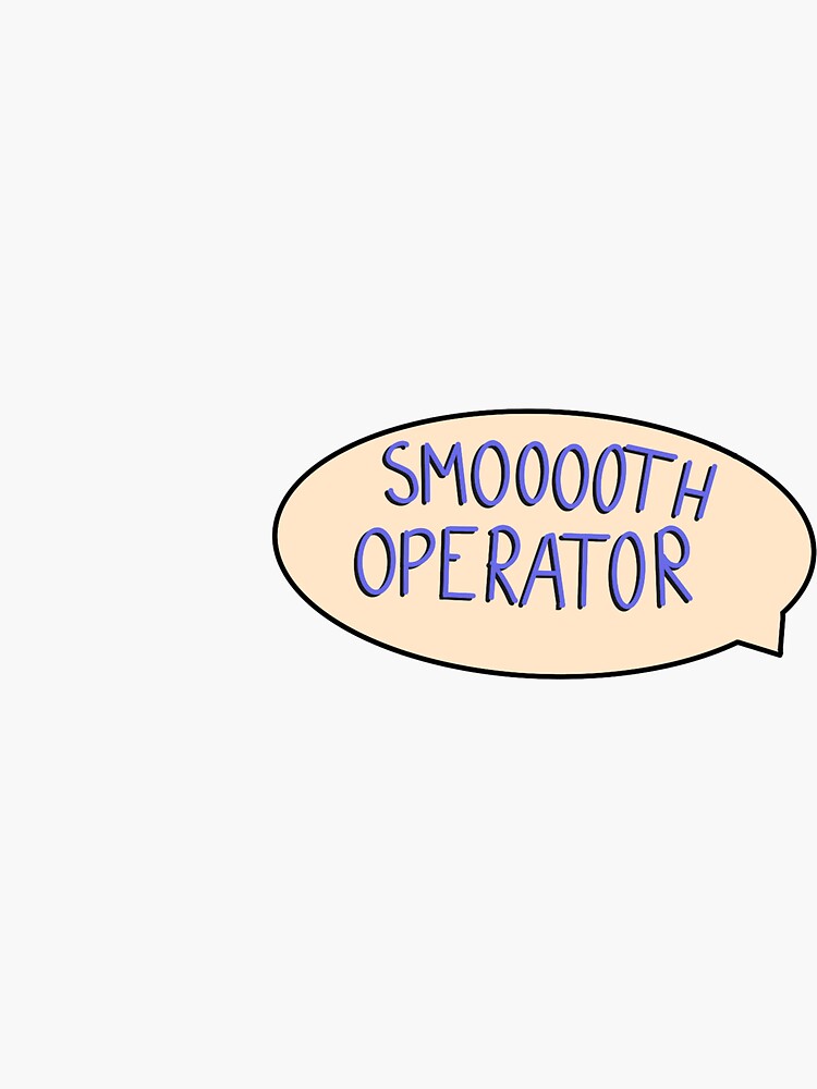"Smooth operator Carlos Sainz" Sticker for Sale by sophscha | Redbubble