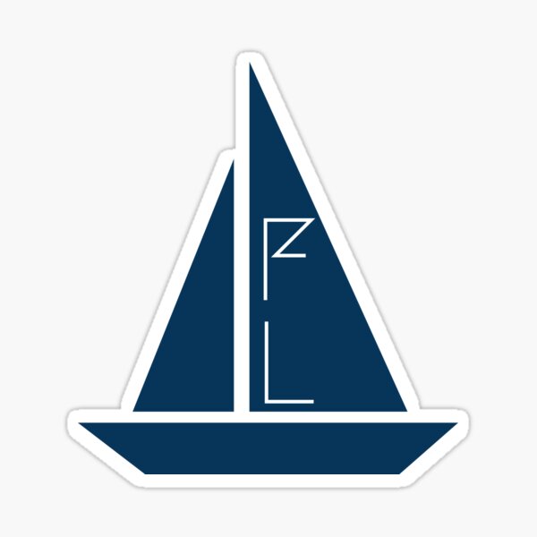 "Florida sail boat" Sticker for Sale by Yviemakes | Redbubble
