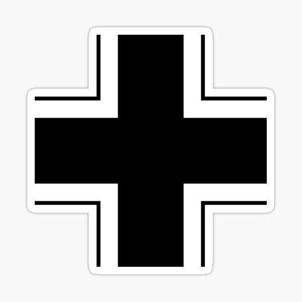German Iron Cross Stickers | Redbubble