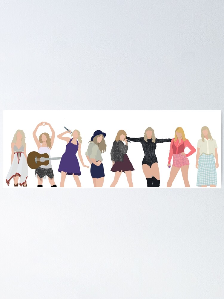 "Taylor Swift tour era folklore lover reputation" Poster for Sale by ...
