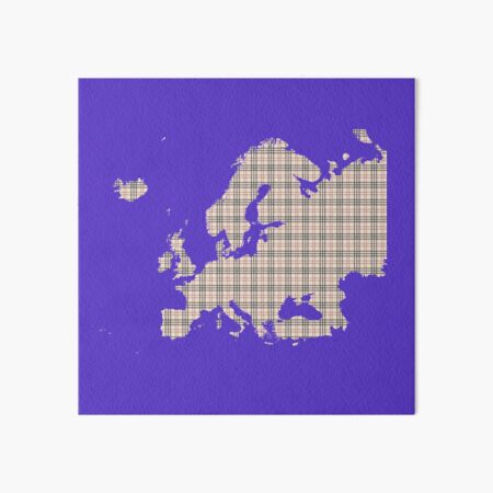 Lámina rígida «mapa del continente europeo, países con colores de ...