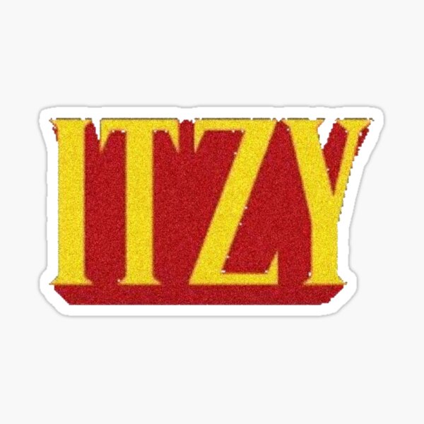 "ITZY" Sticker for Sale by tylerdascoli | Redbubble