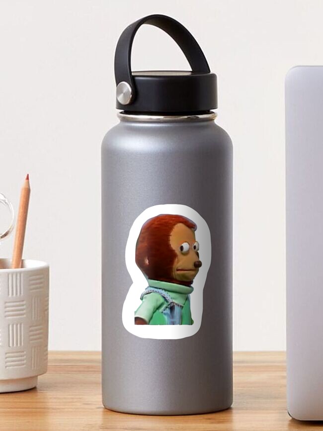 "Side Eye Monkey Meme" Sticker for Sale by SticksTooSlick | Redbubble