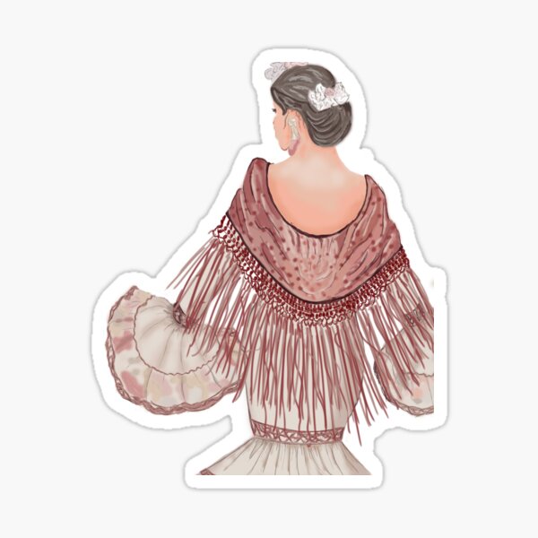 "Flamenco" Sticker by dibujos-jfs | Redbubble