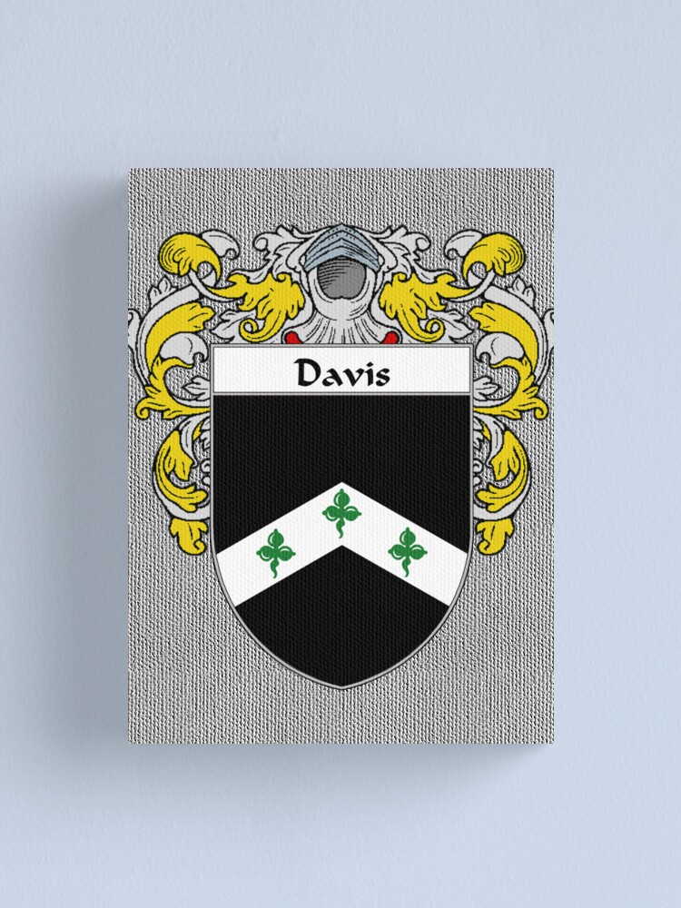"Davis Coat of Arms/Family Crest" Canvas Print for Sale by IrishArms ...