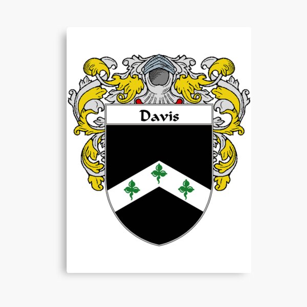 "Davis Coat of Arms/Family Crest" Canvas Print for Sale by IrishArms ...