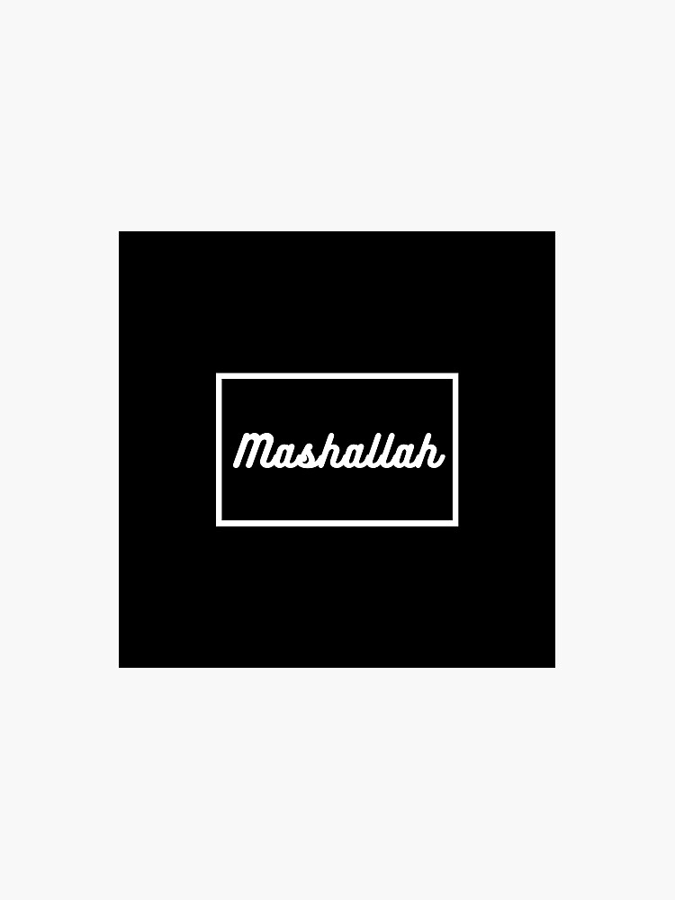 "Mashallah " Sticker von Bodytexx | Redbubble
