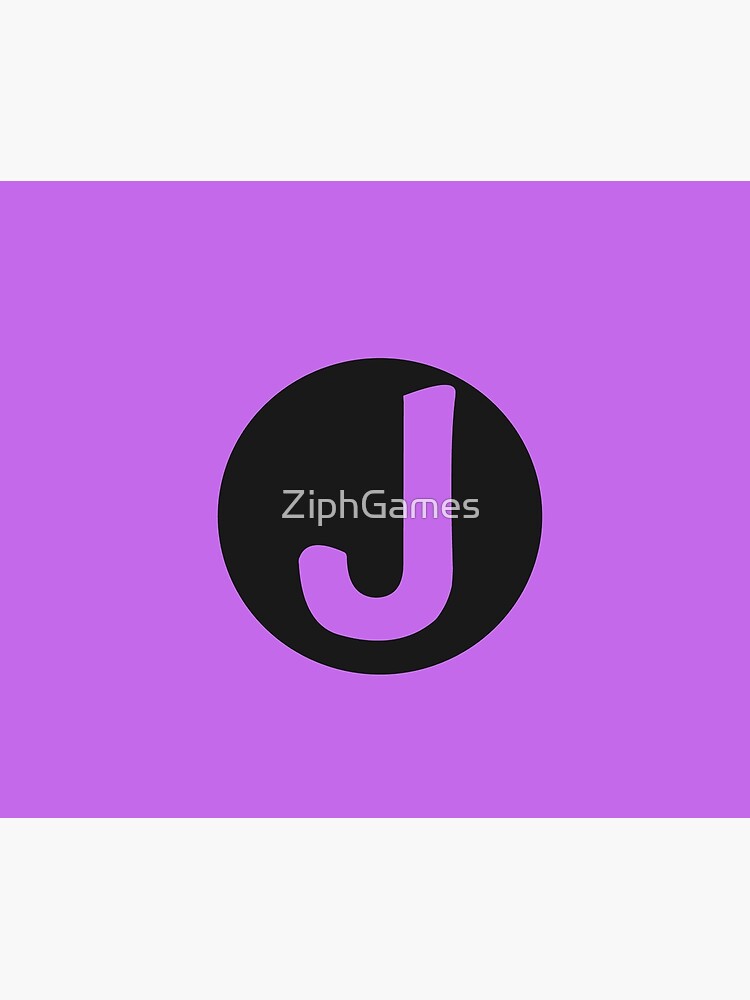 Póster «letra j morada» de ZiphGames | Redbubble