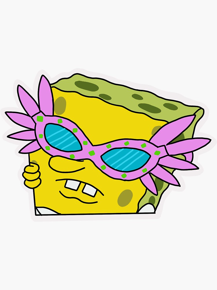 "sassy spongebob" Sticker by abigaildonovan | Redbubble