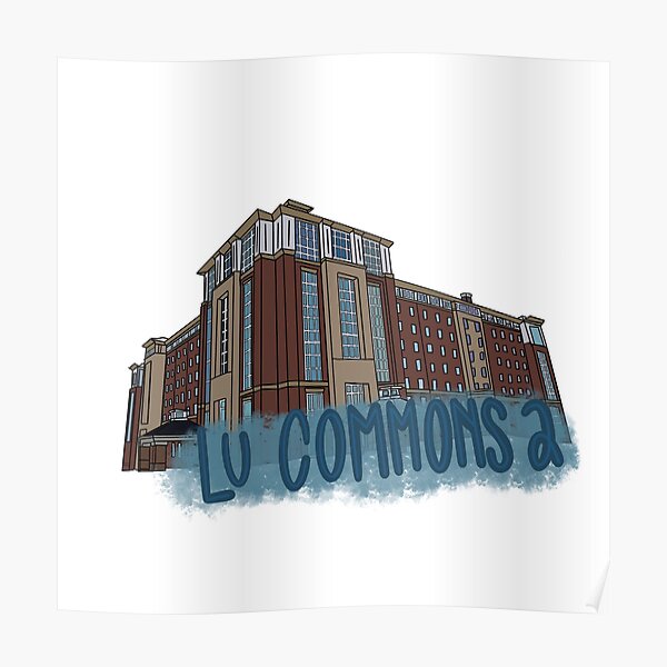 "Liberty University Commons 2" Poster by jncreationsart | Redbubble