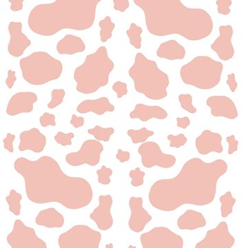 "Pink Cow Print" Sticker for Sale by ohclementine | Redbubble