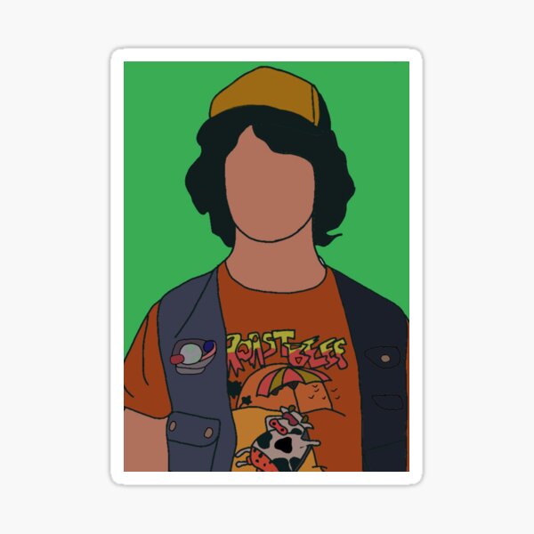 "Dustin Stranger Things Season 3" Sticker by seanfurman | Redbubble