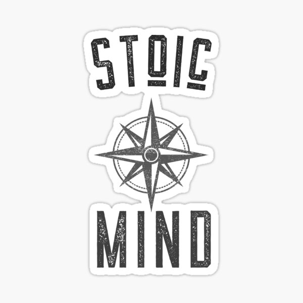 "Stoic" Sticker for Sale by tkesl11 | Redbubble
