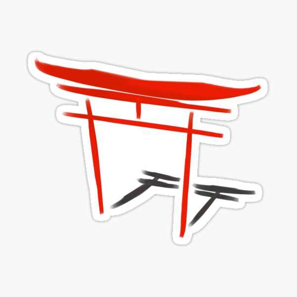 "Japanese Torii Gate" Sticker for Sale by LikeWater | Redbubble