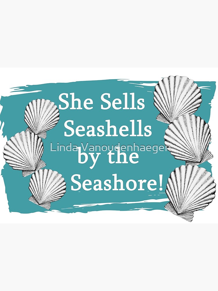 "She Sells Seashells" Photographic Print by Vanoudenhaegen | Redbubble