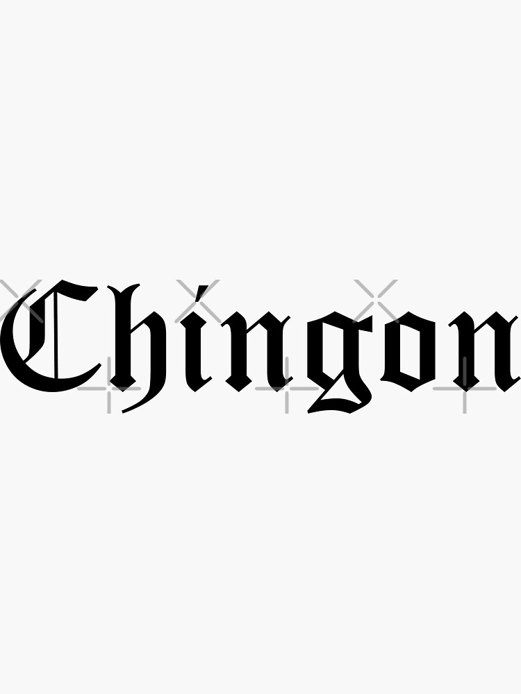 "Chingon Red" Sticker for Sale by NosotrosUnidos | Redbubble