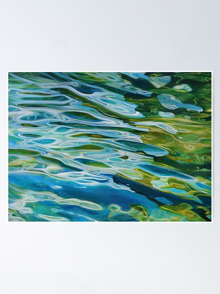 "Water Ripples" Poster by LauraArtworks | Redbubble
