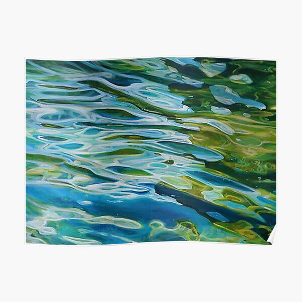 "Water Ripples" Poster by LauraArtworks | Redbubble