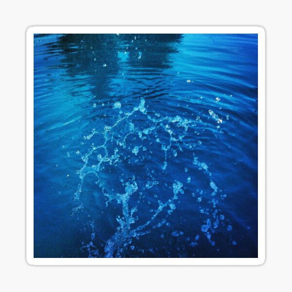 "Water Splash" Sticker by YourBestYou | Redbubble