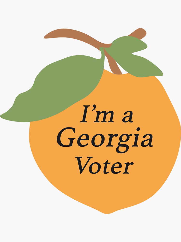 "Georgia Voter" Sticker by mckaybrown19 | Redbubble