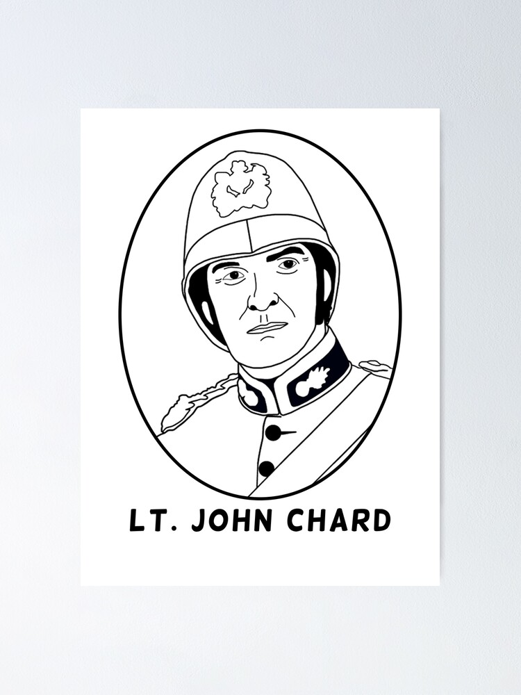 "Zulu Lt John Chard" Poster by 8mmAttire | Redbubble