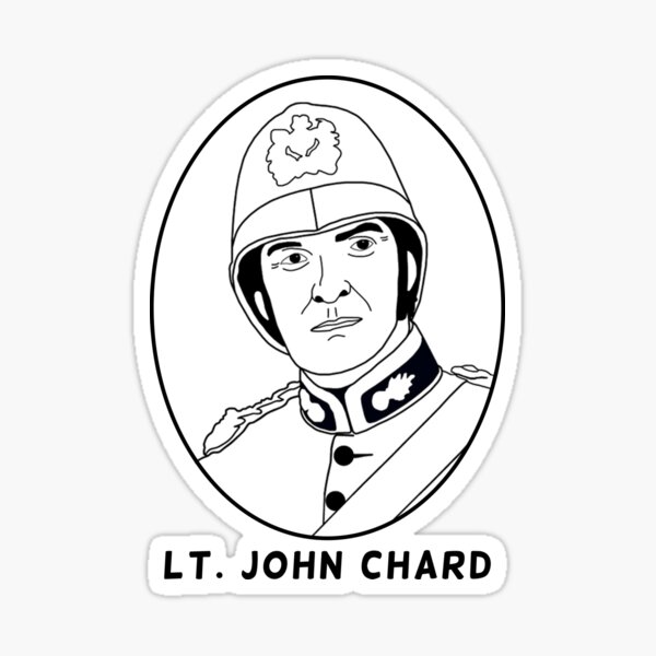 "Zulu Lt John Chard" Sticker for Sale by 8mmAttire | Redbubble