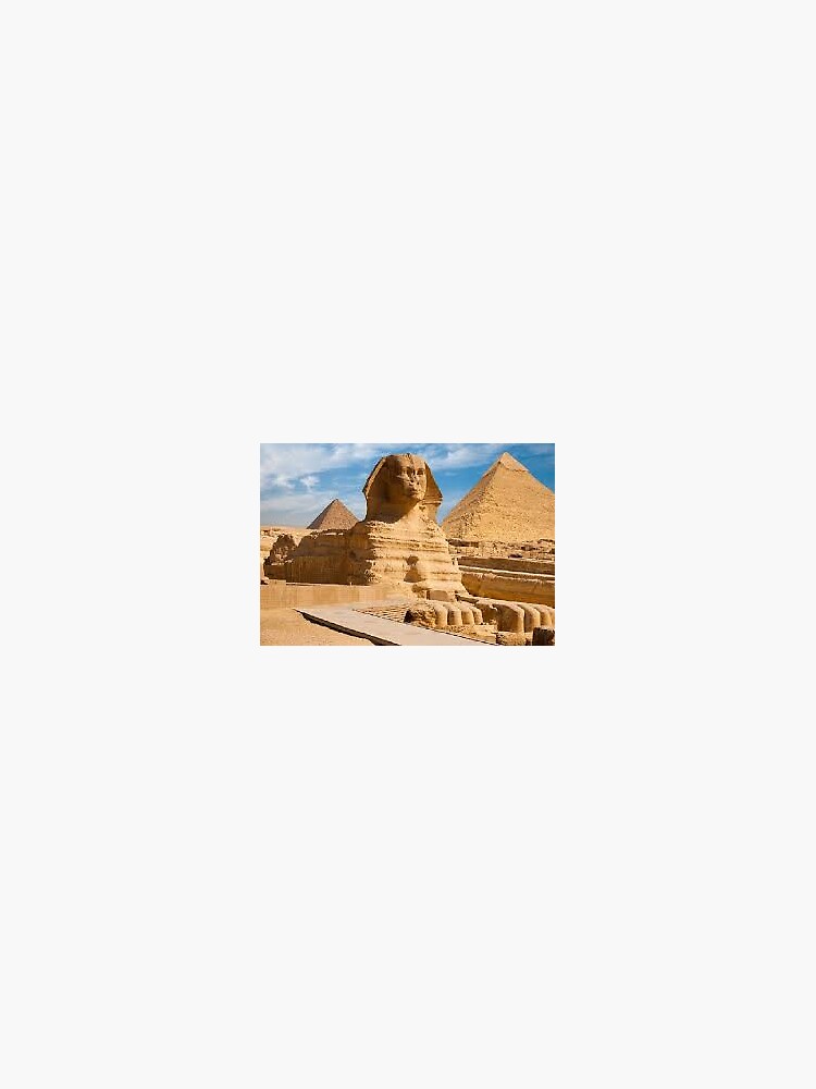 "Great Sphinx of Giza magnet" Sticker for Sale by DaniaAhmad1 | Redbubble