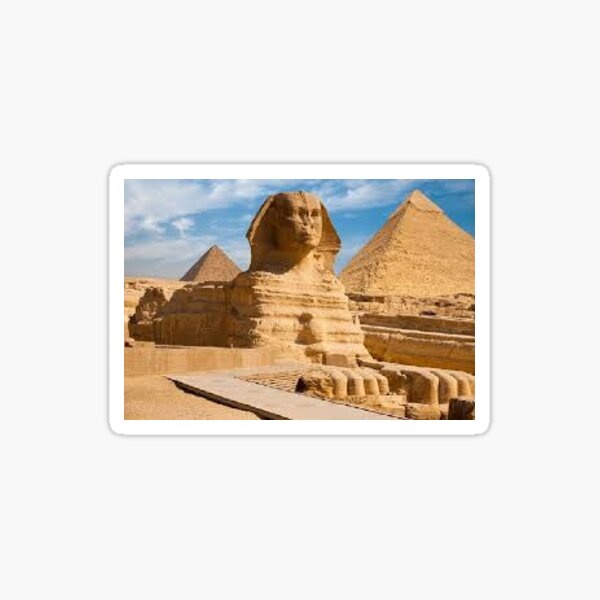 "Great Sphinx of Giza magnet" Sticker for Sale by DaniaAhmad1 | Redbubble