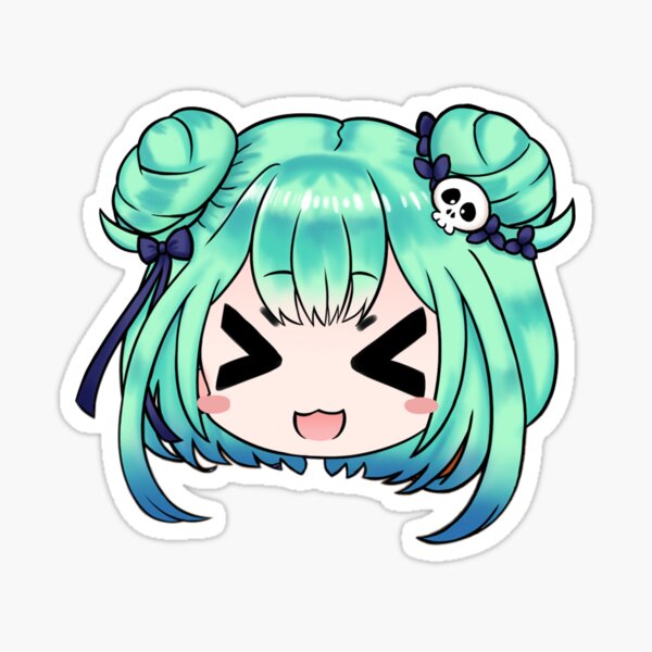 "Uruha Rushia Chibi" Sticker for Sale by ace1021 | Redbubble