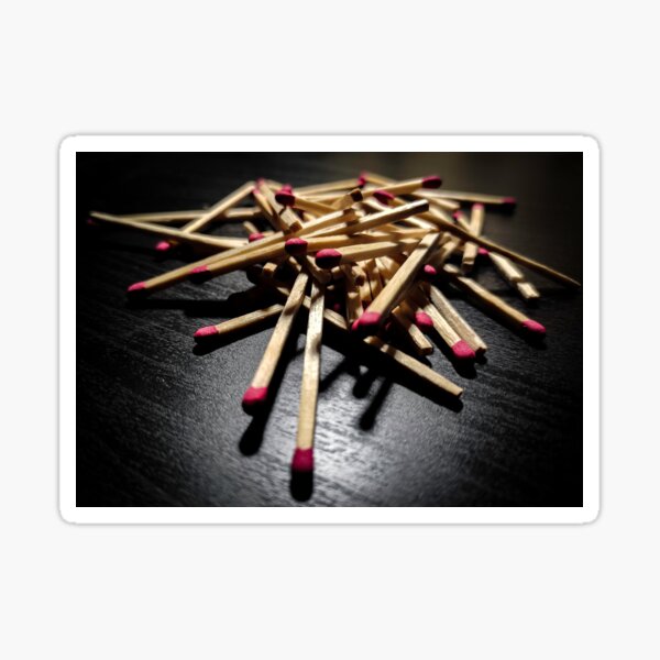 "Burn" Sticker by yellocoyote | Redbubble