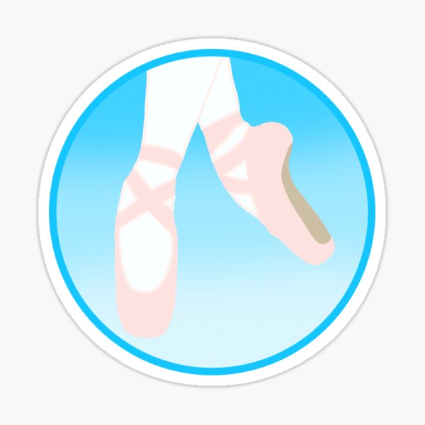 "Pointe Shoes" Sticker for Sale by Rszunyogh | Redbubble