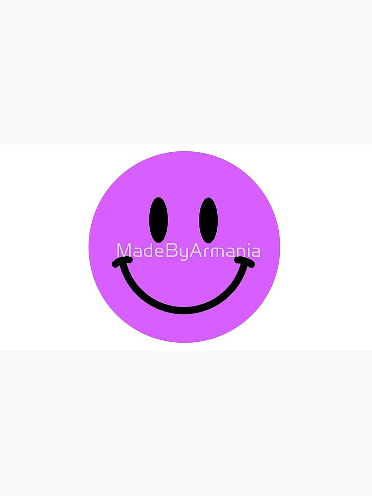 "Purple Smiley Face" Poster for Sale by MadeByArmania | Redbubble