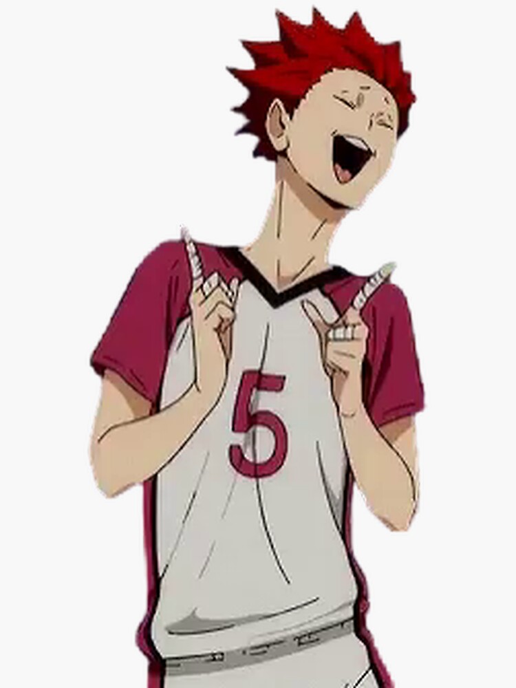 "tendou dancing" Sticker for Sale by elledixon | Redbubble