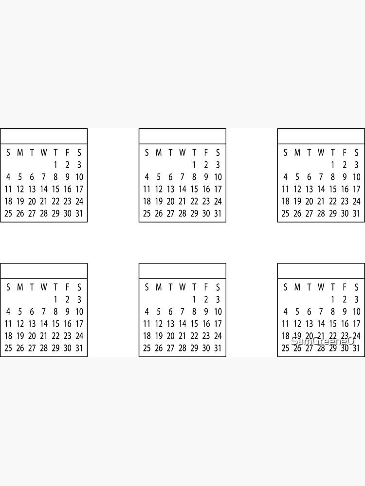 "October 2020 habit tracker sticker sheet " Art Print by SamGreene0 ...