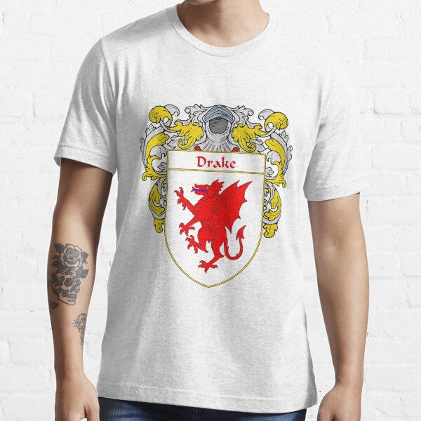"Drake Coat of Arms/Family Crest" T-shirt by IrishArms | Redbubble