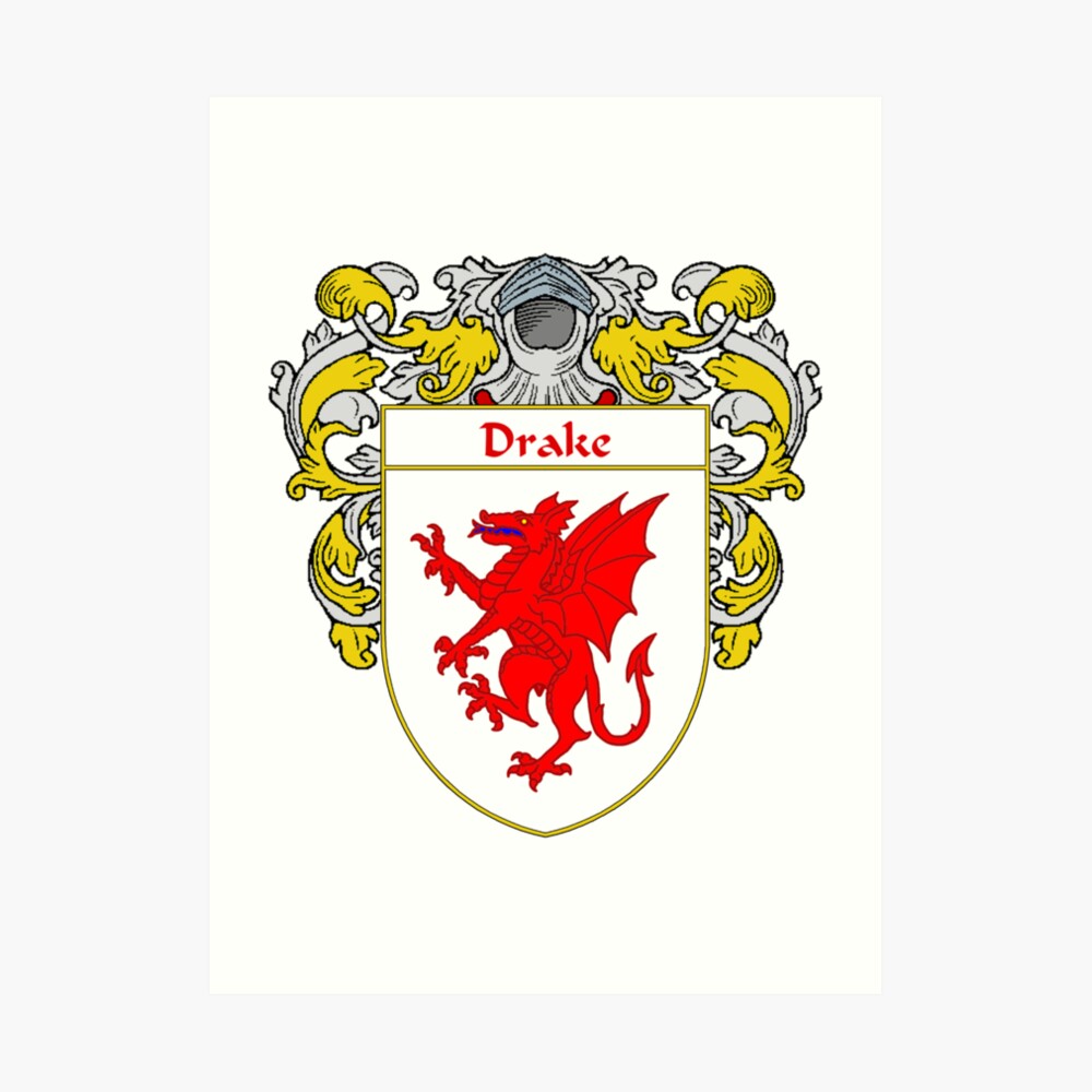 Drake Family Crest Hardgrave Family Crest Teddy Bear | Buy The
