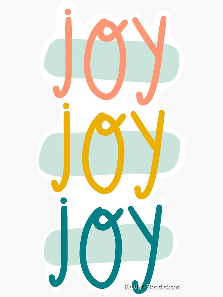 "joy! - bright pastels" Sticker for Sale by kaitlynmb01 | Redbubble