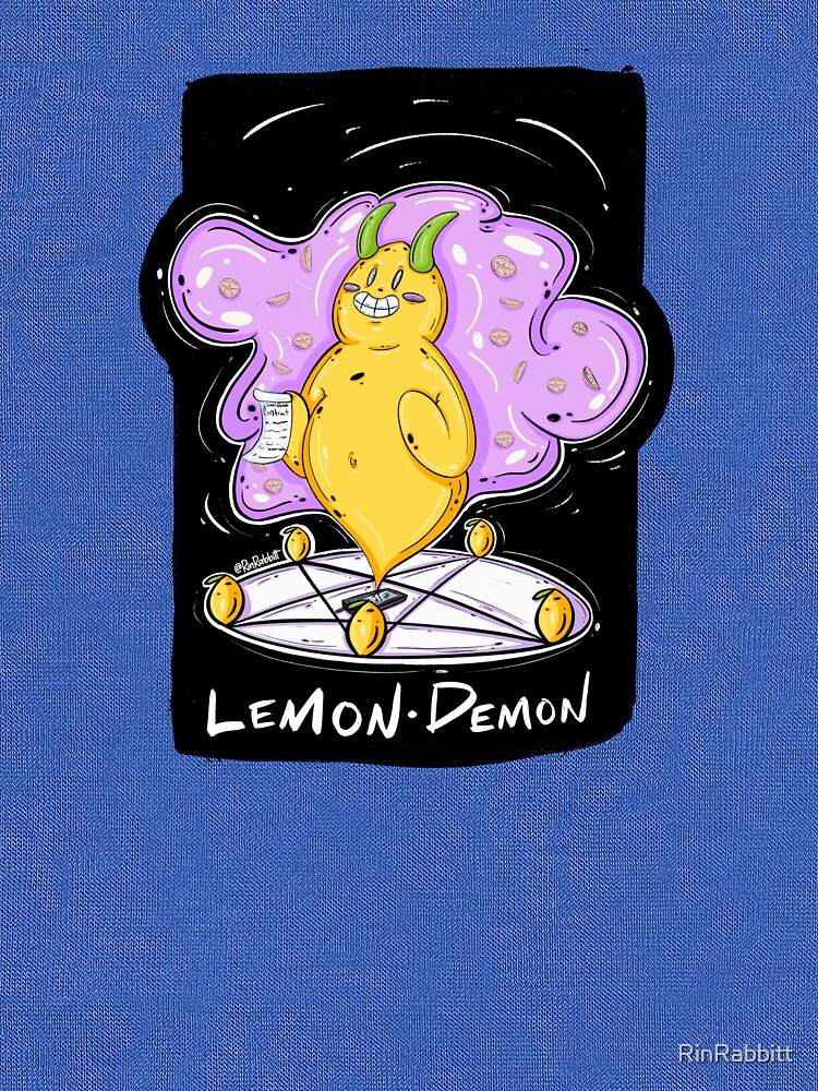 "Lemon Demon" Lightweight Sweatshirt for Sale by RinRabbitt | Redbubble