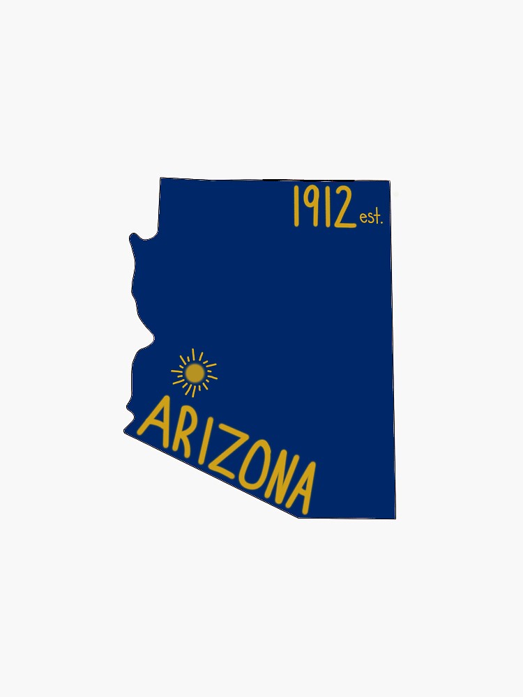 "Arizona Outline" Sticker for Sale by ellajaneg1 | Redbubble